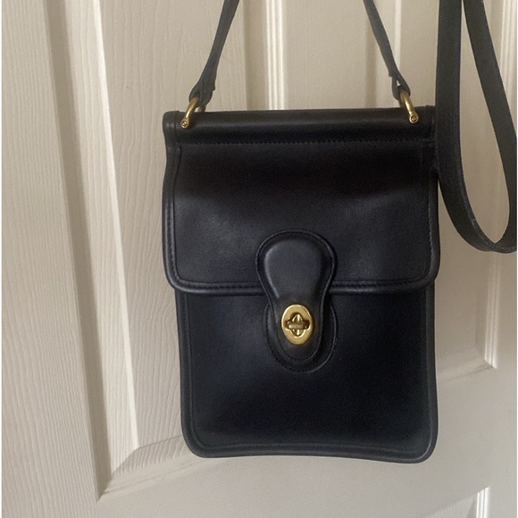 Coach | Bags | Vintage Coach Murphy Black Leather | Poshmark